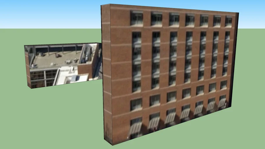 Site building, nw corner | 3D Warehouse