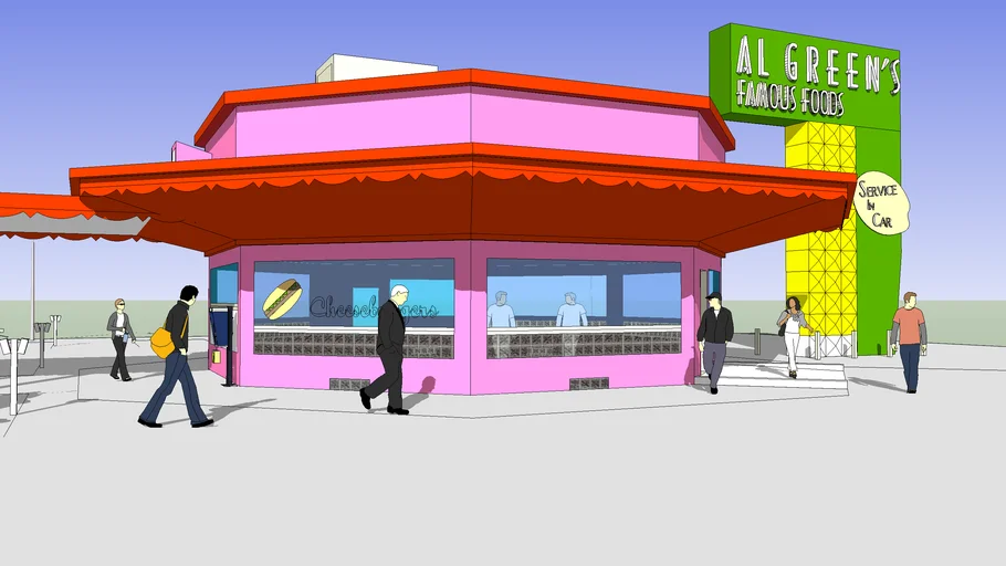 Al Green's Drive-in | 3D Warehouse