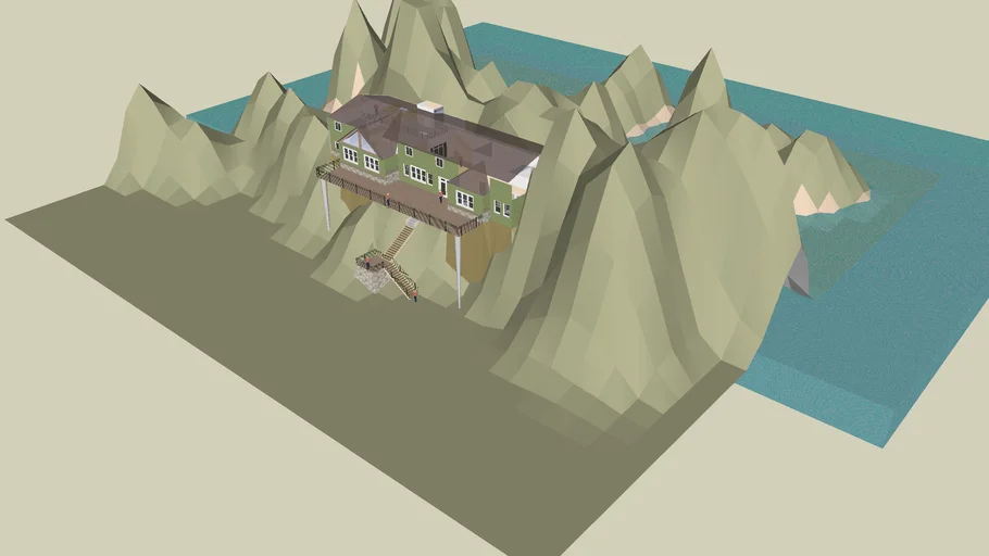 Hillside home | 3D Warehouse