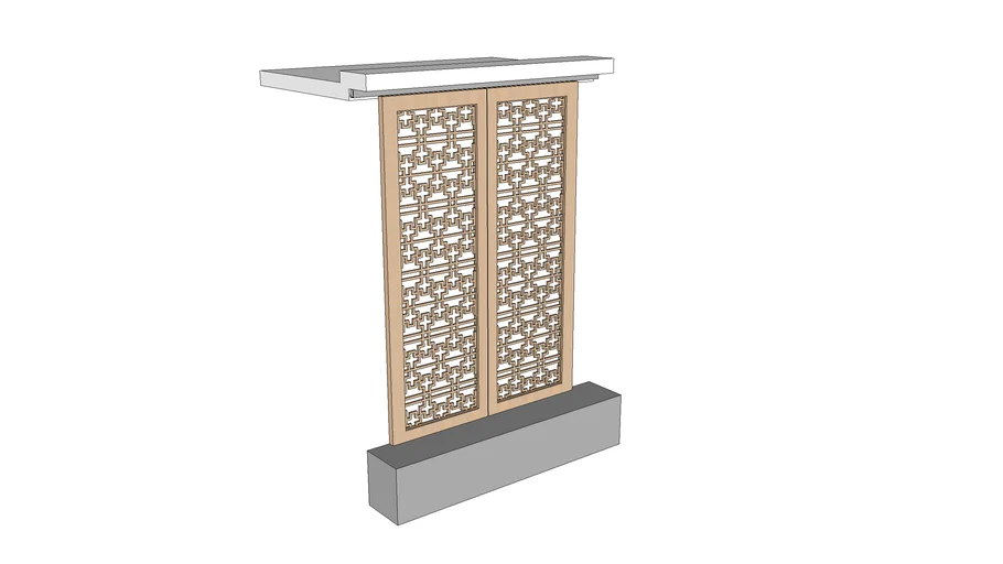 wood partition | 3D Warehouse