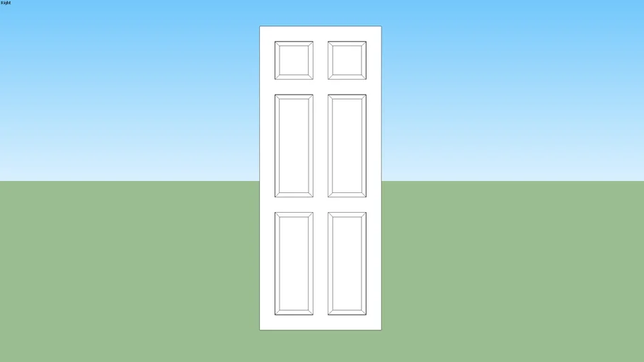 Door (No Handle) | 3D Warehouse