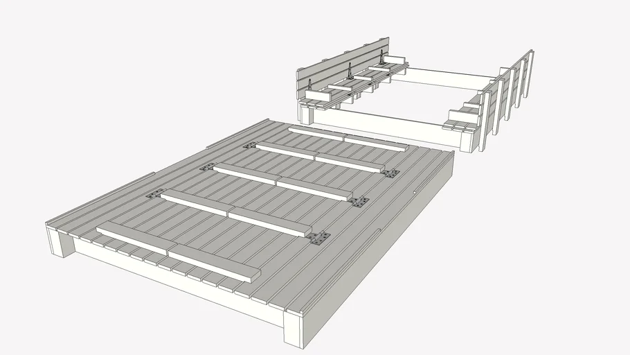 6'x8' Sand Box | 3D Warehouse