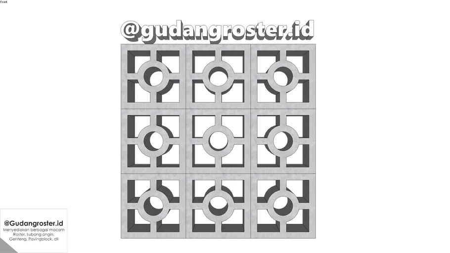 44 - Roster Loster - @gudangroster.id | 3D Warehouse