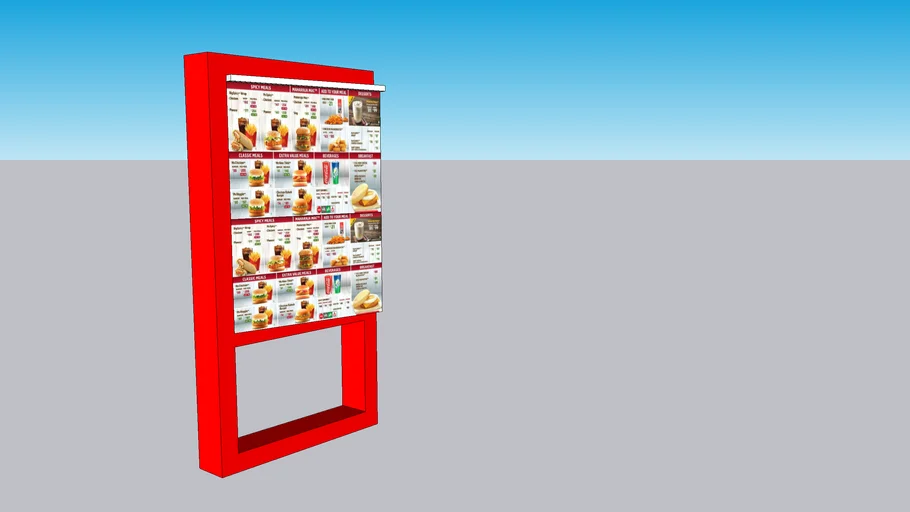 Mc Donald's order machine | 3D Warehouse