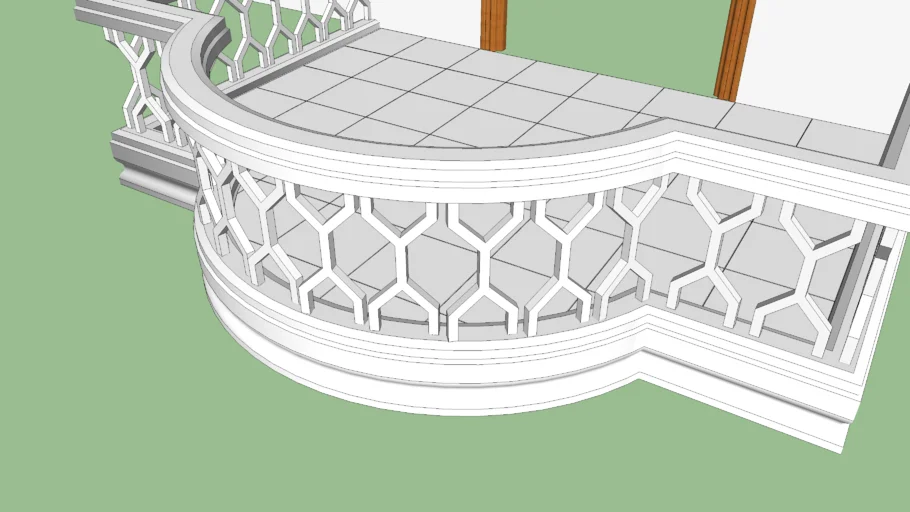 Fancy Balcony | 3D Warehouse