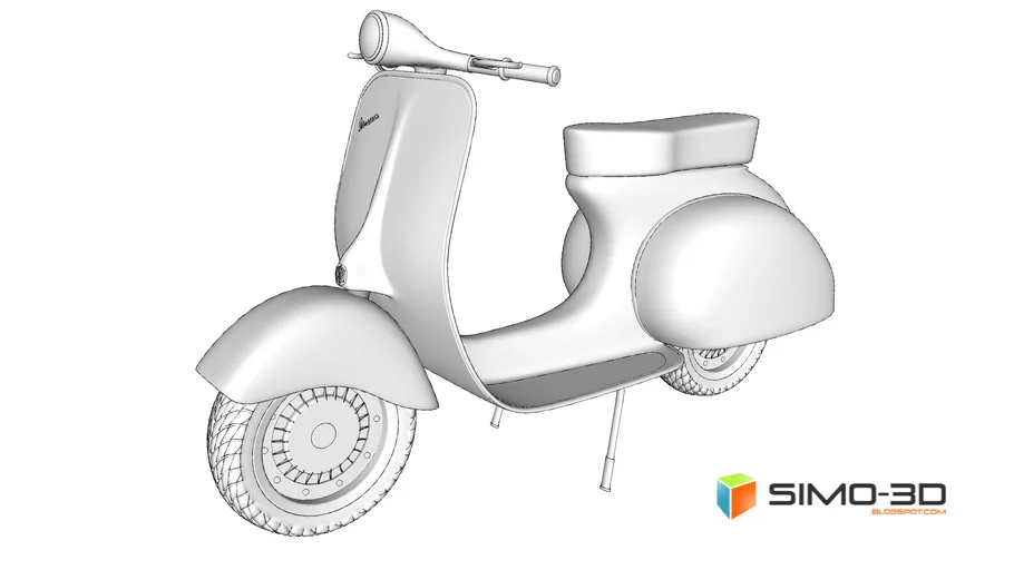 Vespa simo-3d | 3D Warehouse
