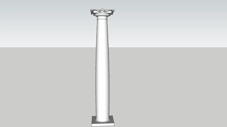 Variation of an Ionic Column | 3D Warehouse