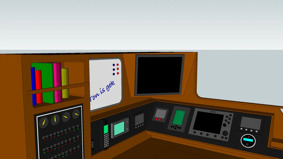 Chart Table Hallberg Rassy 36 | 3D Warehouse