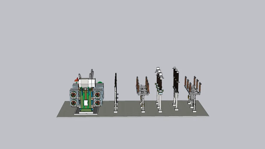 Substation Transformer | 3D Warehouse