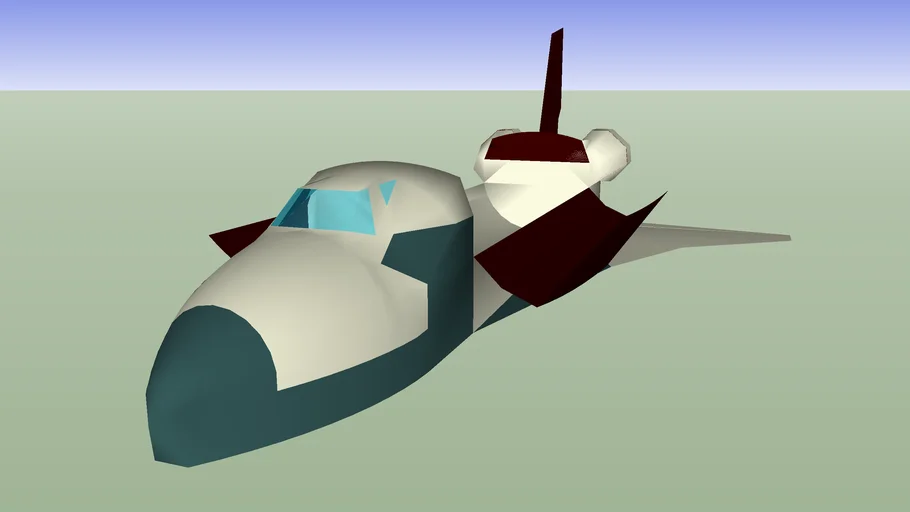 new space shuffle ship project | 3D Warehouse