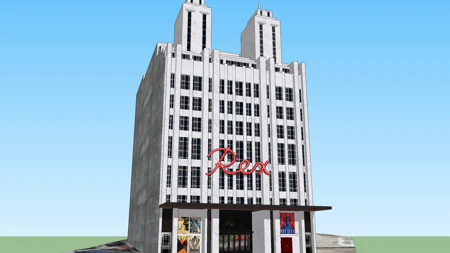 Rex Theatre, Athens | 3D Warehouse