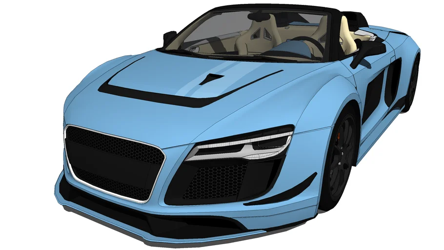 Audi - R8 Spyder PPI Razor GTR | 3D Warehouse
