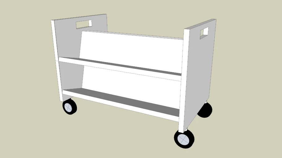 Chart Cart for Under Desk | 3D Warehouse