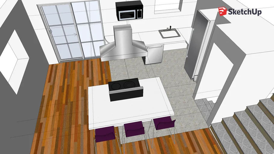 Kitchen Draft 4 | 3D Warehouse