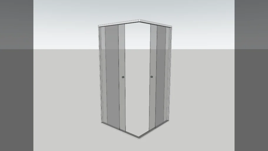 Box canto - Banheiro | 3D Warehouse