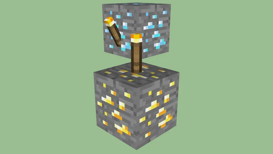 Minecraft Torch by Zapperier | 3D Warehouse