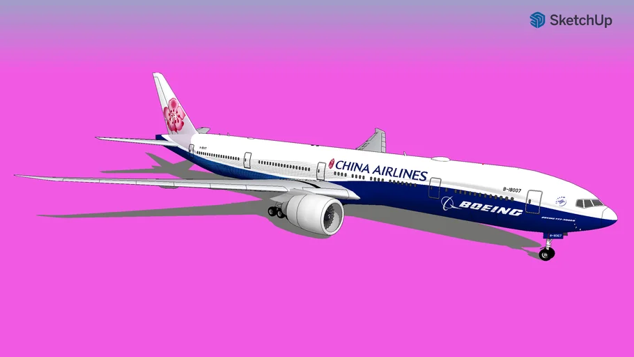 China Airlines 777-300er | 3D Warehouse