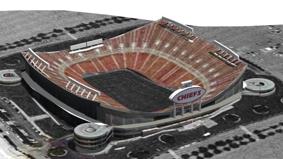 Arrowhead Stadium, Kansas City | 3D Warehouse