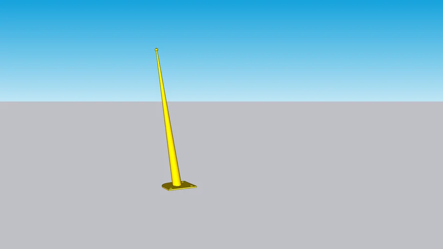 table leg golden colour | 3D Warehouse