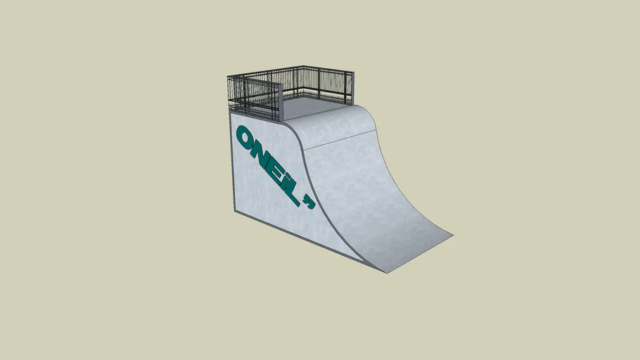 Quarter pipe | 3D Warehouse