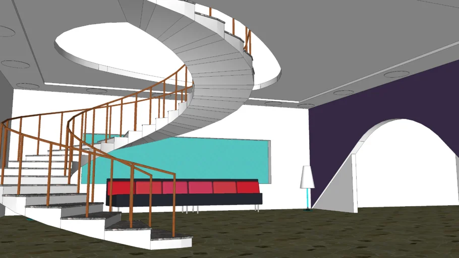 circular stair | 3D Warehouse