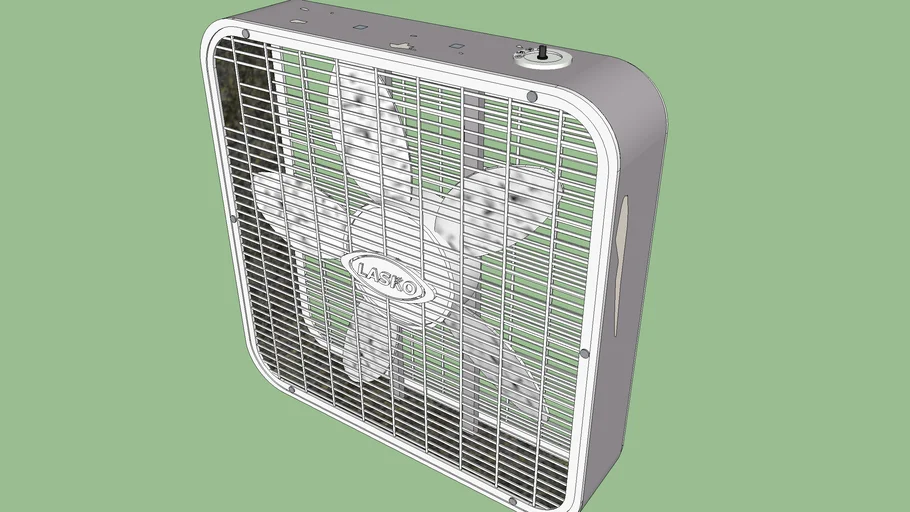 Damaged / 'Torn Up' Box Fan | 3D Warehouse