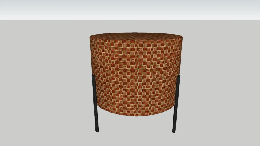 KELLEX_THURMOND 18' ROUND OTTOMAN | 3D Warehouse