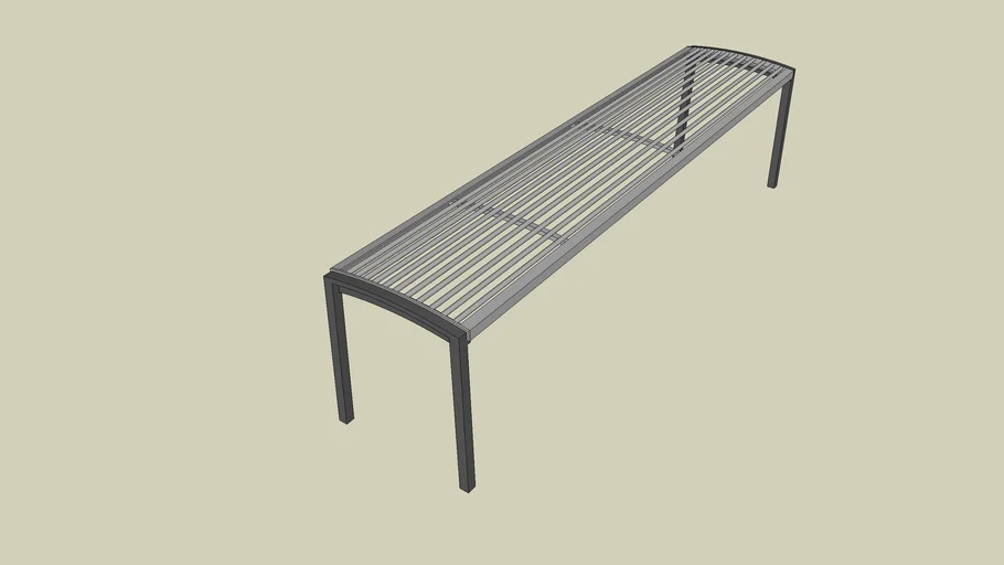 LV211 Vera bench by mmcite' | 3D Warehouse