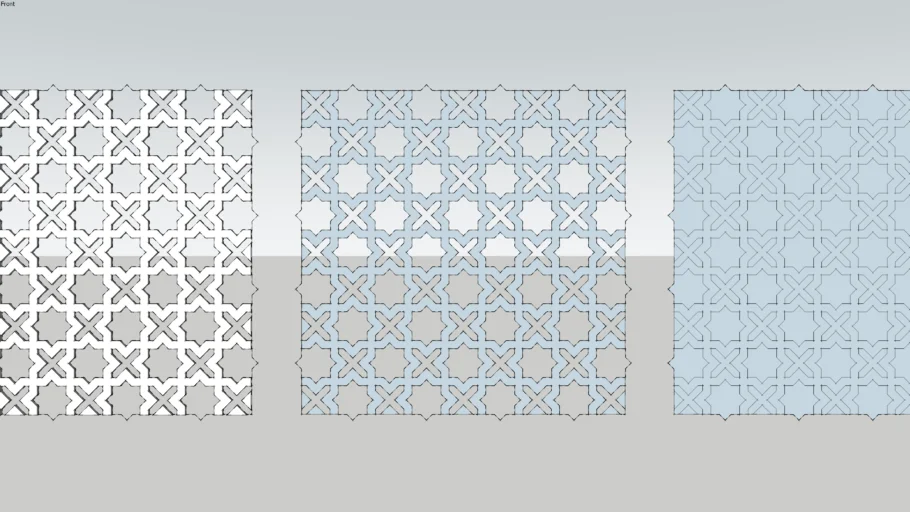 PERFORATED WALL_MOTIF WALL | 3D Warehouse
