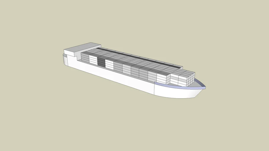 Ship, Container | 3D Warehouse