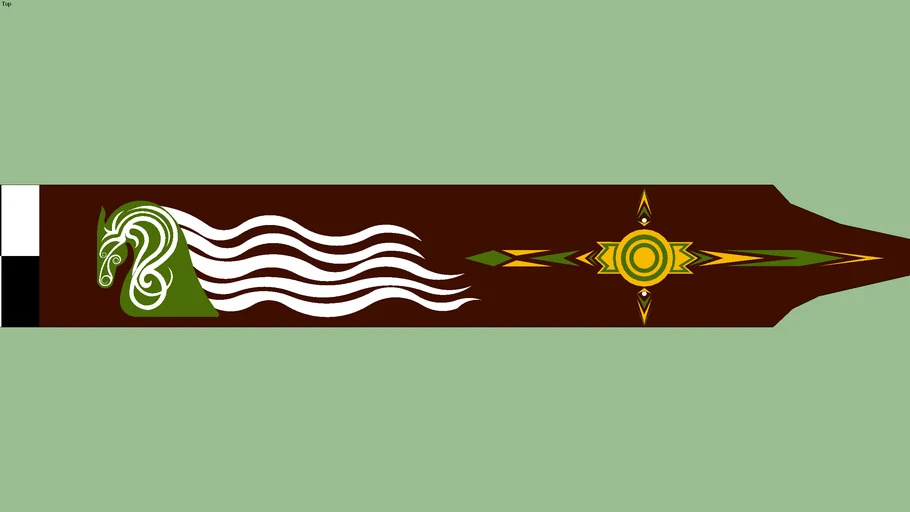 Rohan Flag Long | 3D Warehouse