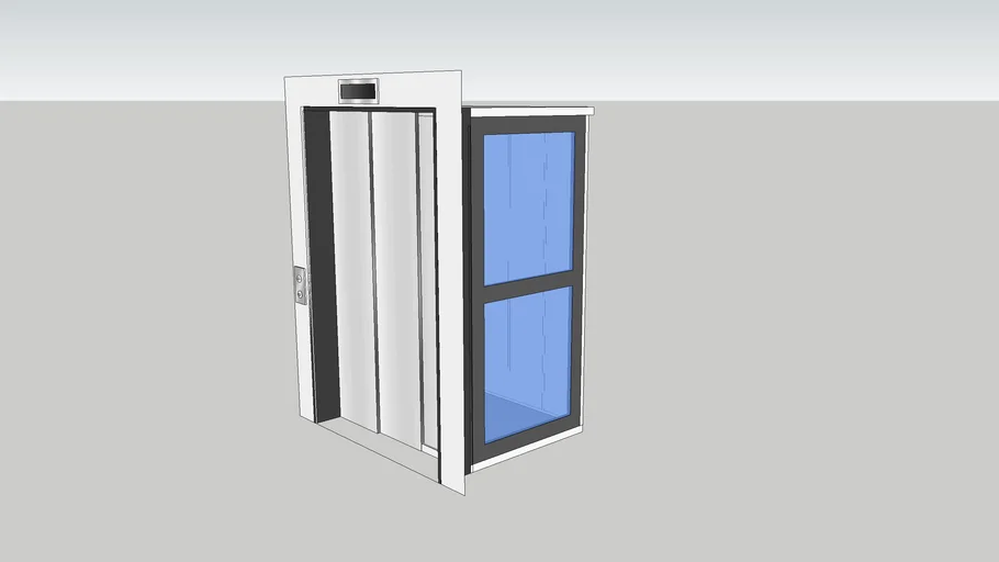 elevator w cab | 3D Warehouse
