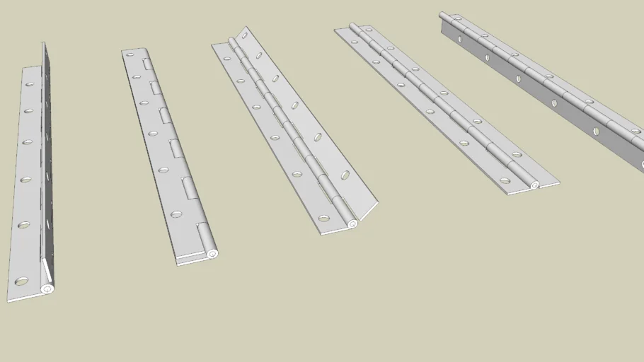 Piano Hinge 3D Warehouse