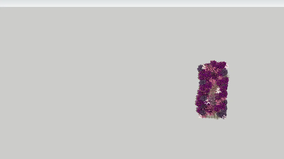 flower for wall | 3D Warehouse