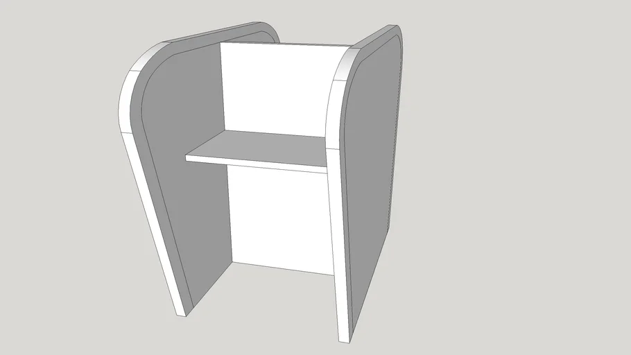 WORKSTATION CUBICLE | 3D Warehouse