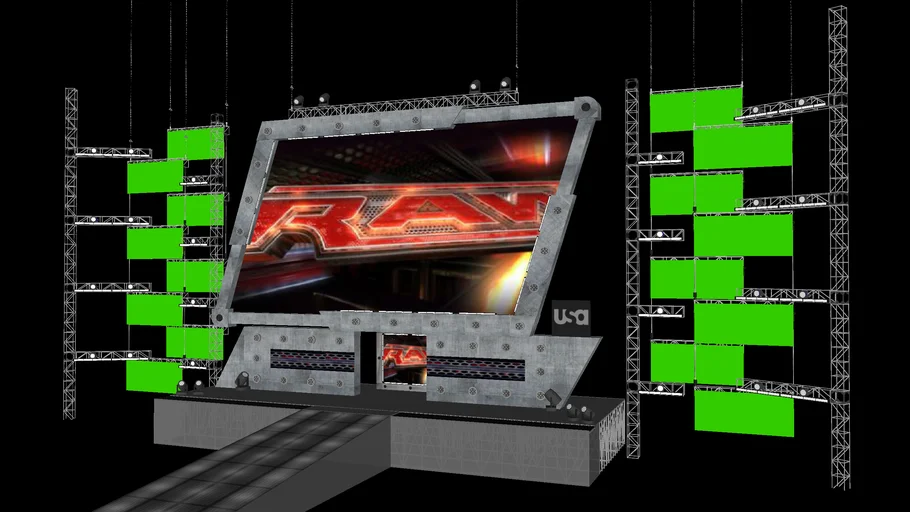 WWE Raw 2005-2007 Stage Model | 3D Warehouse