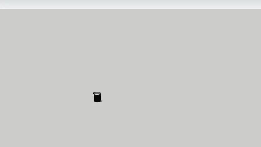 EKOLN Waste bin, dark grey | 3D Warehouse