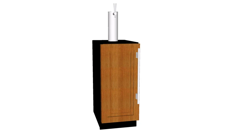 True Beverage Dispenser 15' Solid Overlay Panel, Single Tap, Left hinge ...