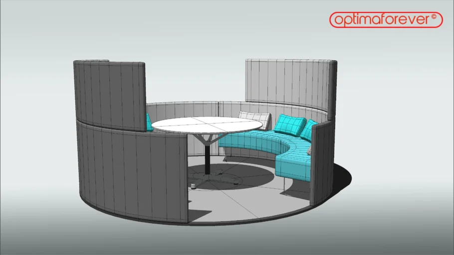 Bene Parcs Toguna Circle (quads) | 3D Warehouse