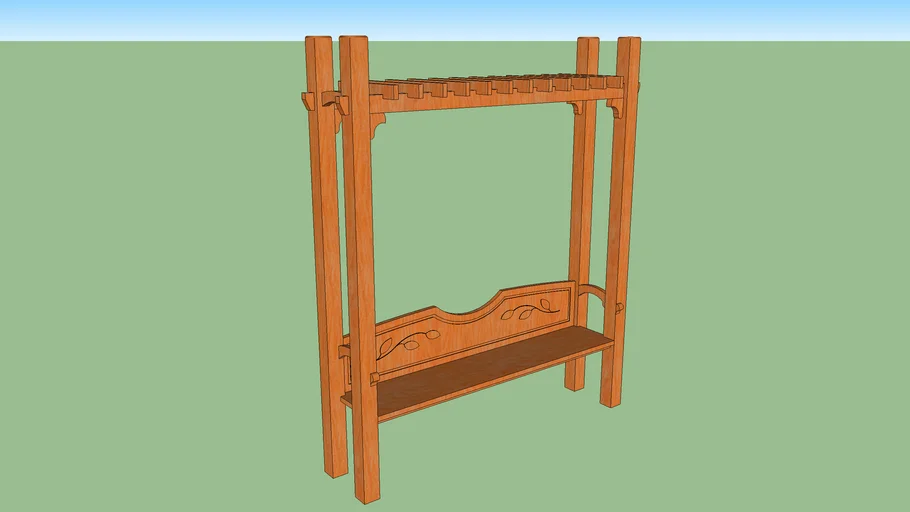 garden bench | 3D Warehouse