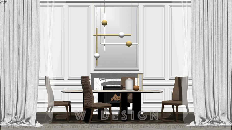 Dining Room Design | 3D Warehouse