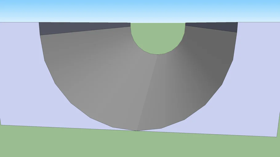 vert half pipe | 3D Warehouse
