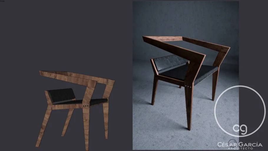 H-chair / JB design | 3D Warehouse