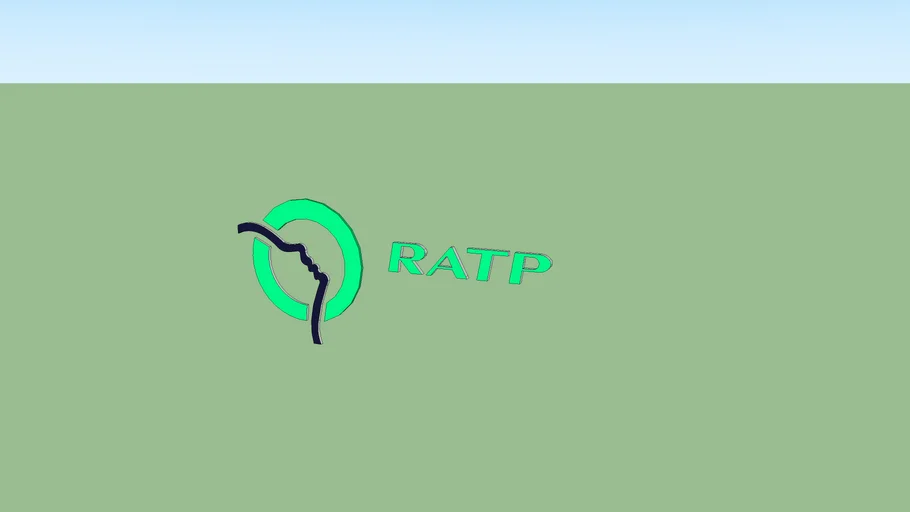 Nouvelle version du logo RATP | 3D Warehouse