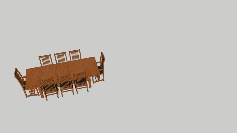 dining table 8 seater | 3D Warehouse