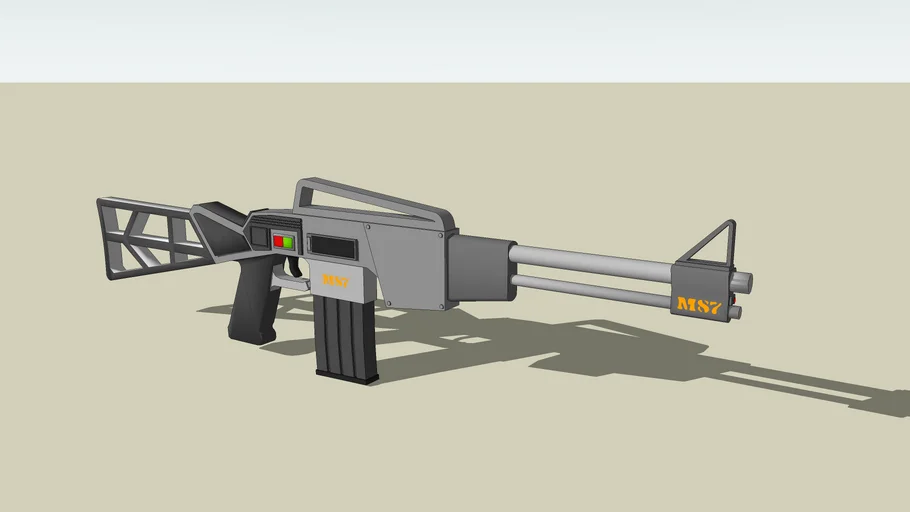 M87 Assault Rifle (Concept Gun) | 3D Warehouse