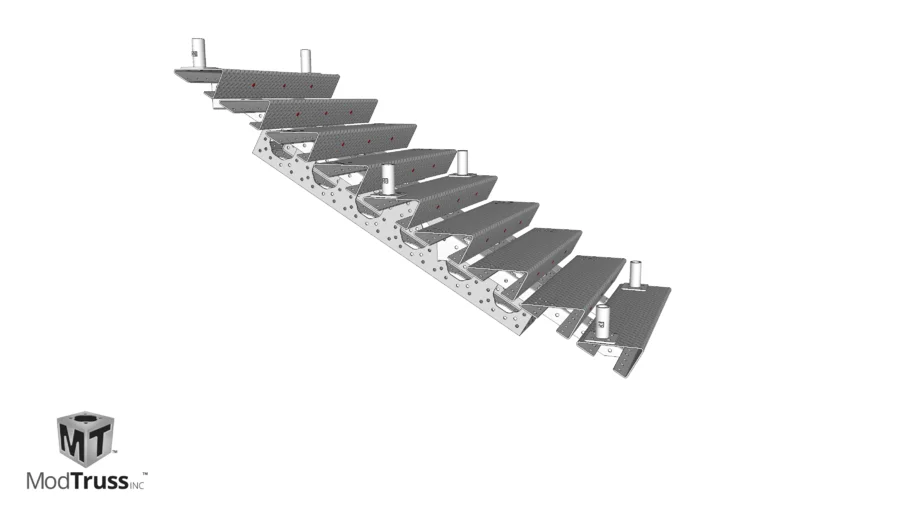 MT Nine tread stair | 3D Warehouse