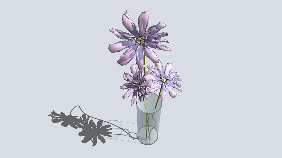 flowers in a vase | 3D Warehouse