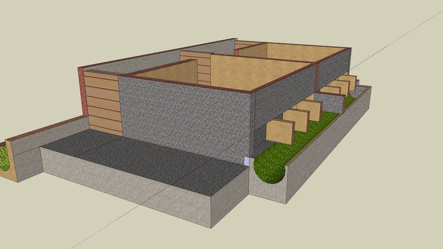 piggery side view | 3D Warehouse