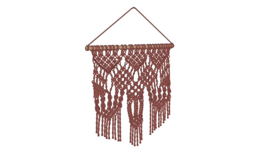 Quadro Macramê Boho | 3D Warehouse